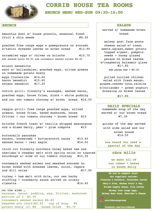 TEA ROOMS - Corrib House